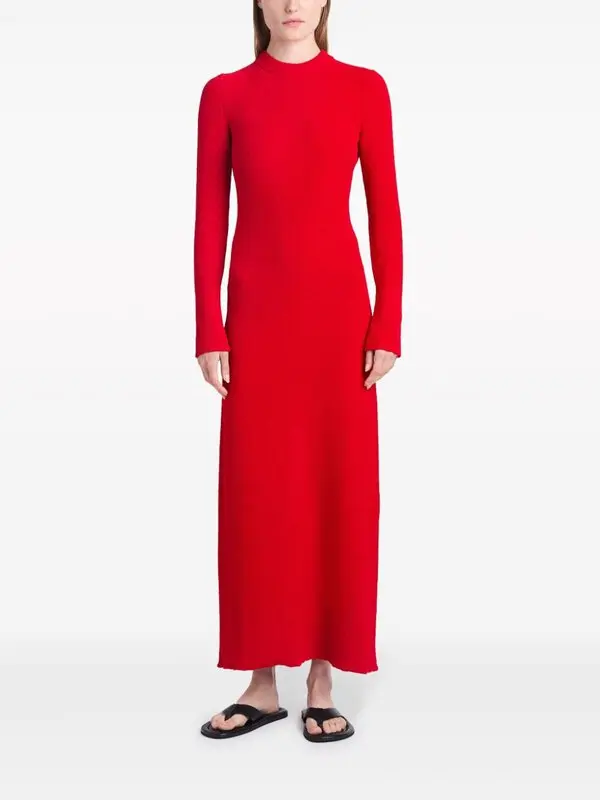 Proenza Schouler Lara Knit Maxi Dress - Red