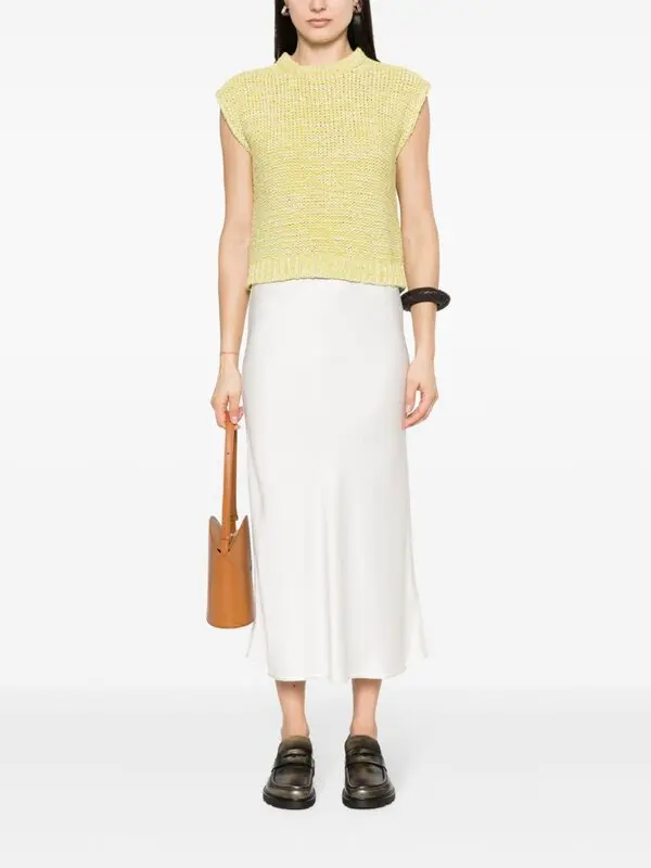 Fabiana Filippi Crochet-knit Mélange-effect Vest