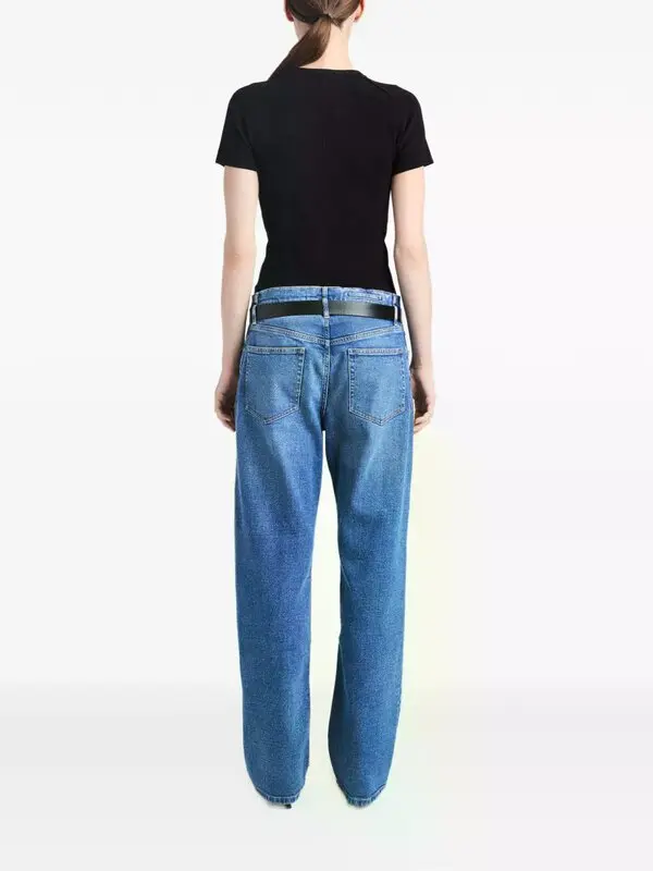 Proenza Schouler Ribbed Crew-neck T-shirt - Black
