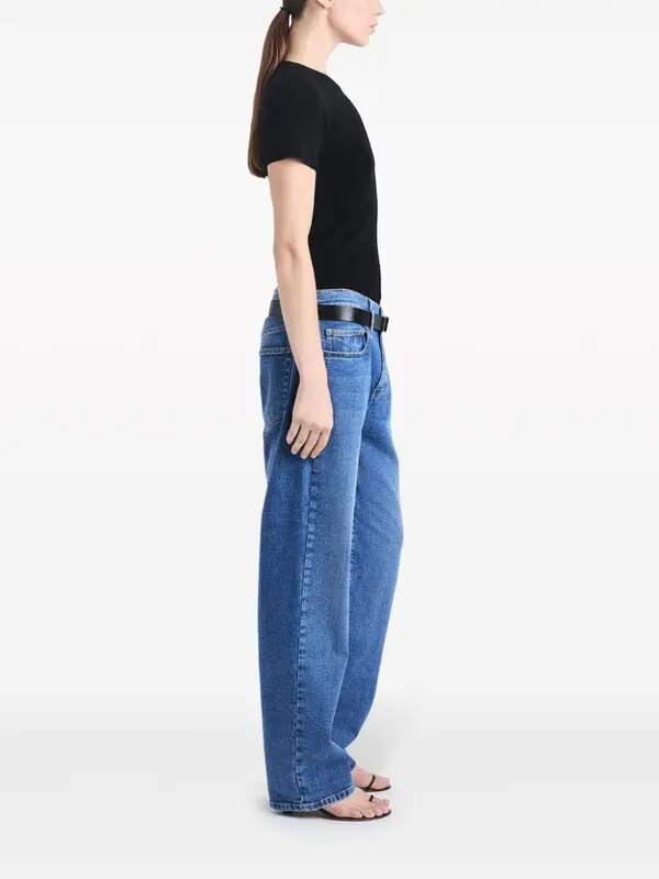 Proenza Schouler Ribbed Crew-neck T-shirt - Black