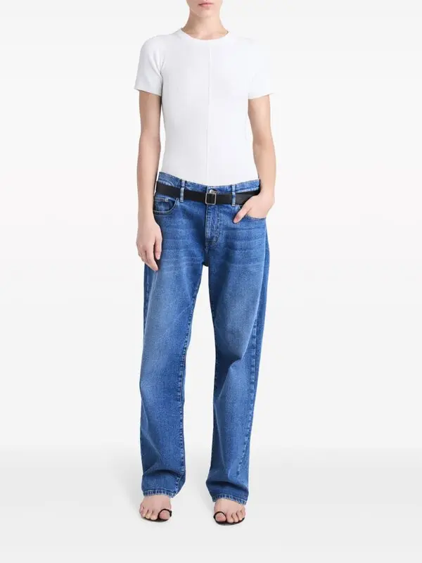 Proenza Schouler Ribbed Crewneck T-shirt - White