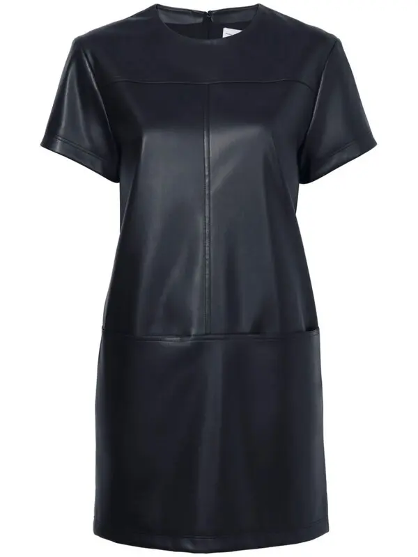 Proenza Schouler White Label Sonny Faux-Leather Dress In Black - 65% Off |  Editorialist