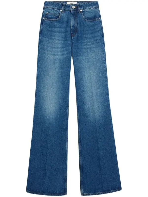 Ami High-rise Flared-leg Jeans