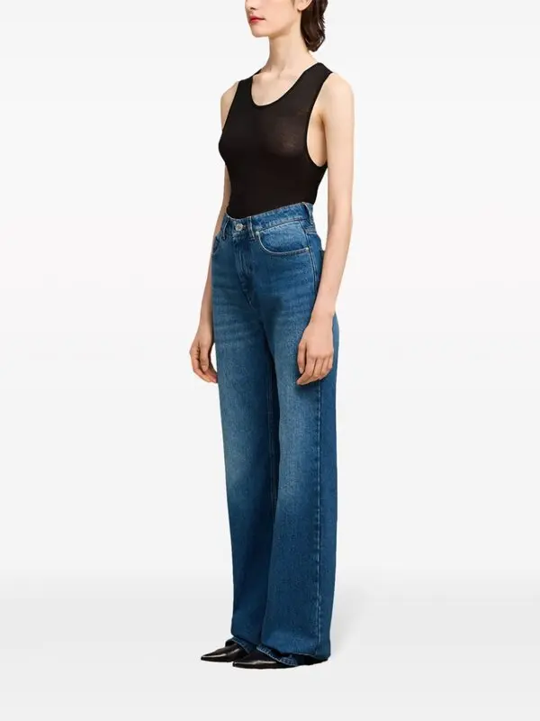 Ami High-rise Flared-leg Jeans