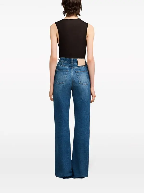 Ami High-rise Flared-leg Jeans
