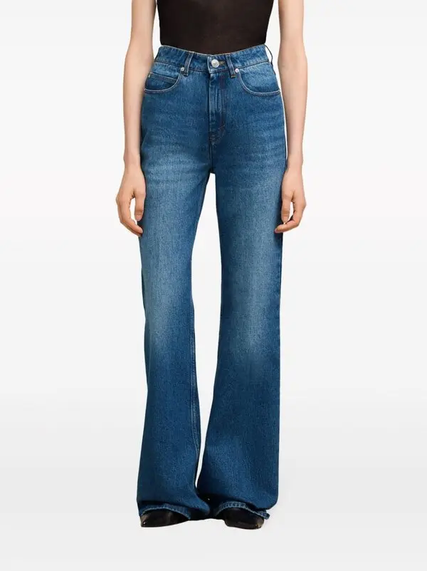 Ami High-rise Flared-leg Jeans