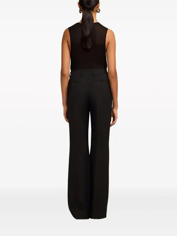 AMI Paris Flared Twill Trousers