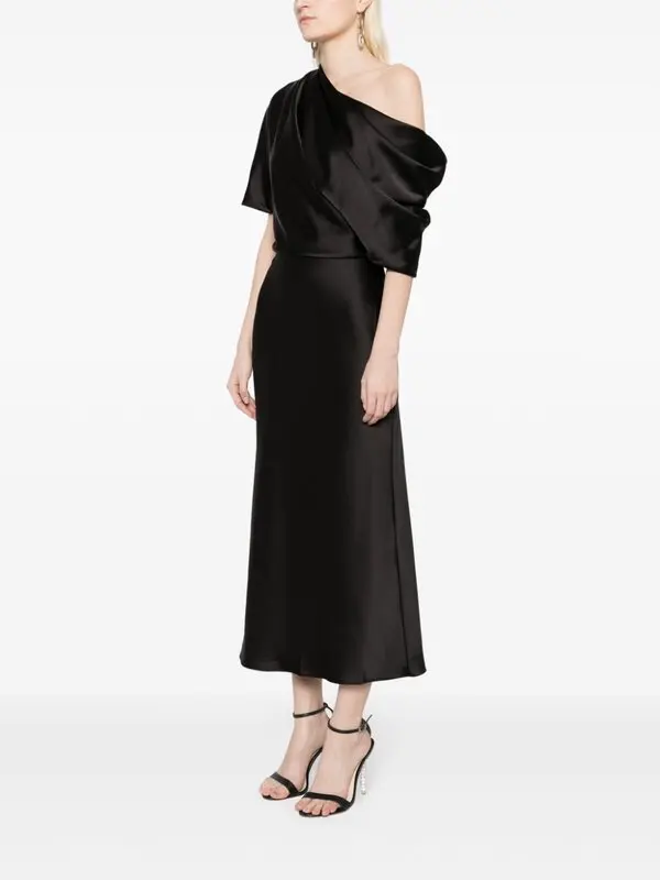 amsale black dress Amsale Dolman dress