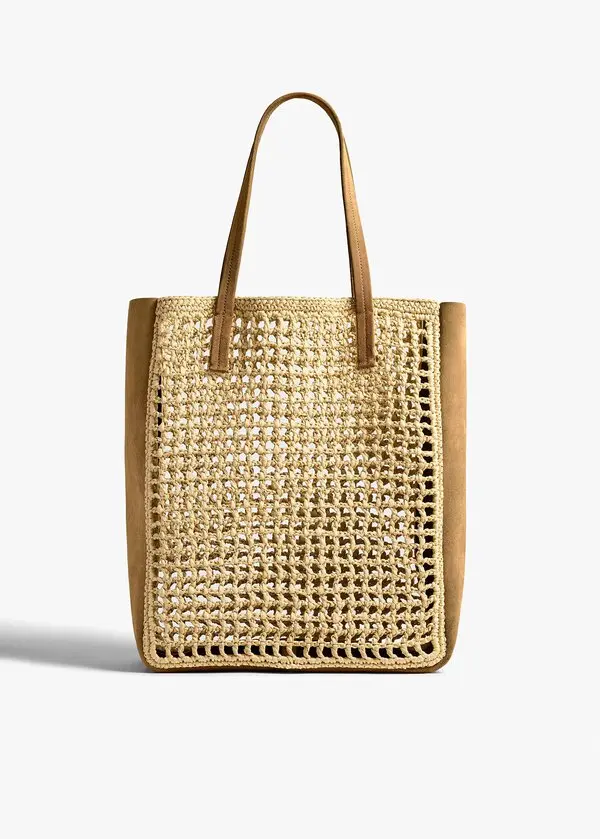 Khaite Zoe Raffia Tote - Natural