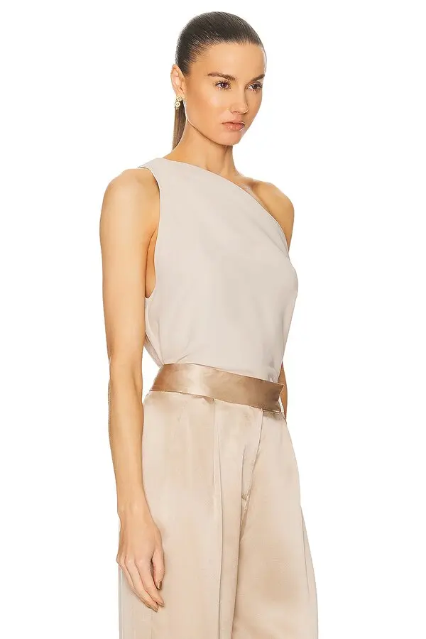 THE SEI Asymmetric Cowl Top