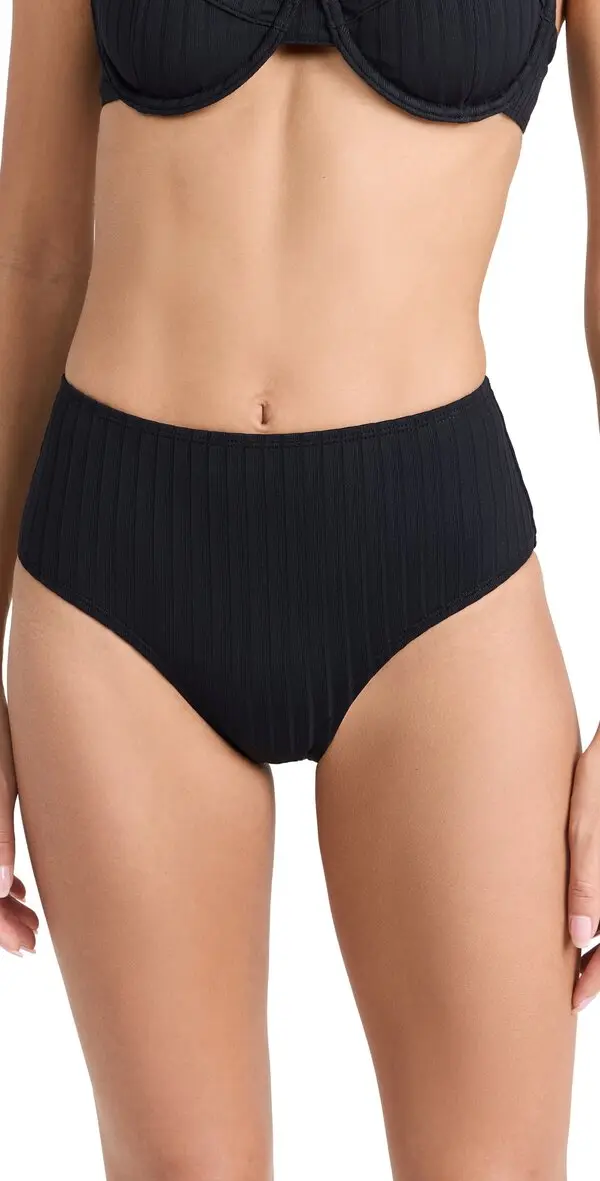 Solid & Striped Lilo Bikini Bottom - Blackout