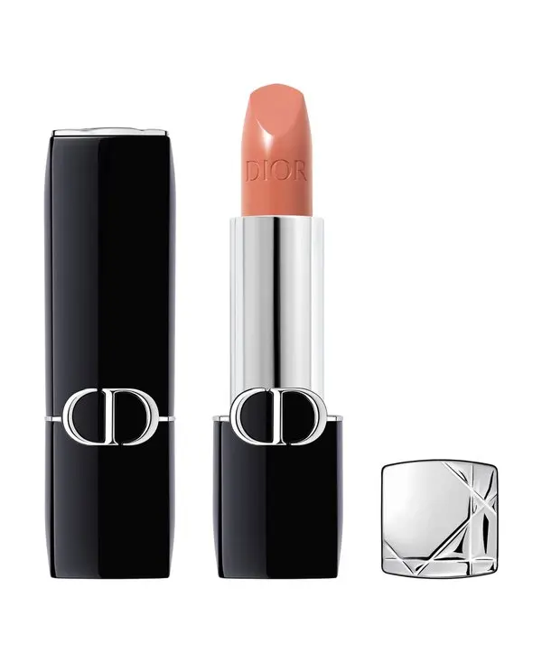 Dior Rouge Lipstick Satin 240 J'adore - 219 Rose Montaigne - A Peachy Nude