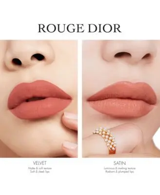 Dior Rouge Lipstick Collection - Nude Look Velvet - A Rosy Nude
