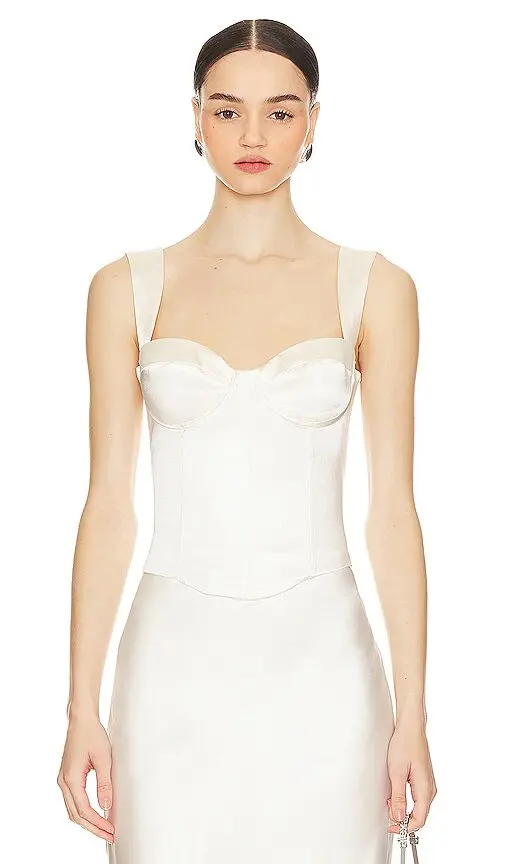RUNAWAY THE LABEL Oura Bustier - Ivory