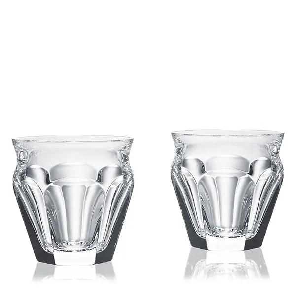 THE MARTHA, BY BACCARAT Harcourt Talleyrand Tumbler #7, Set Of 2 - Clear