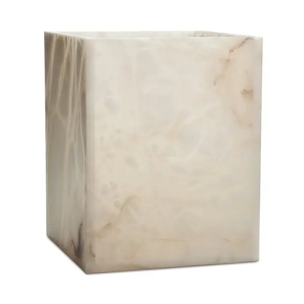 LABRAZEL Alisa Cream Waste Basket - Creamy Ivory