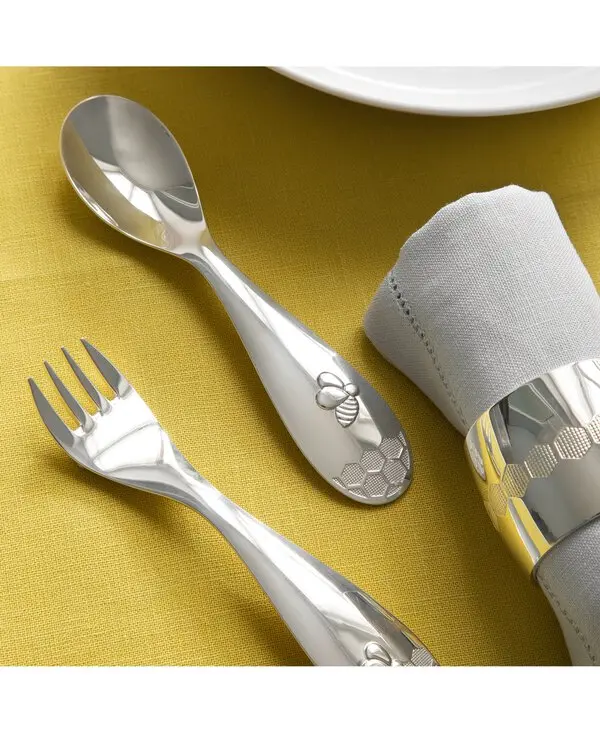 Christofle Beebee Baby Silverplated Flatware Set