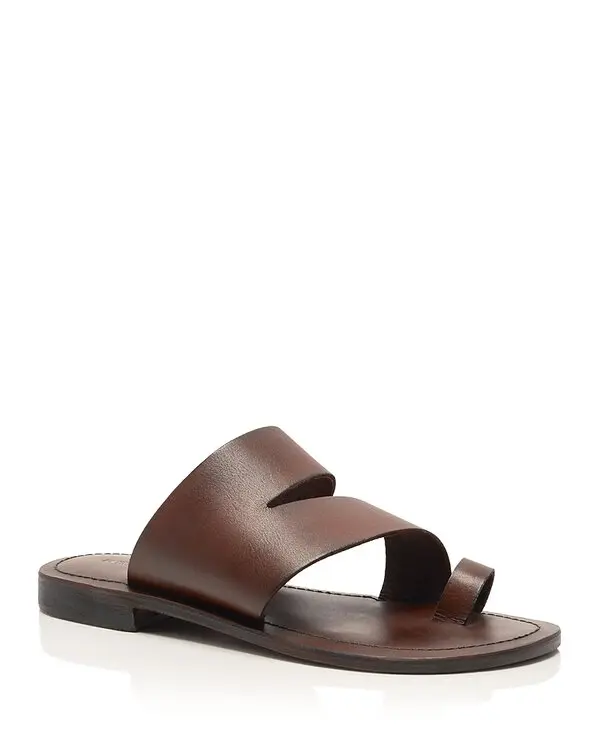 Free People Abilene Toe Loop Sandals - Oak Leather