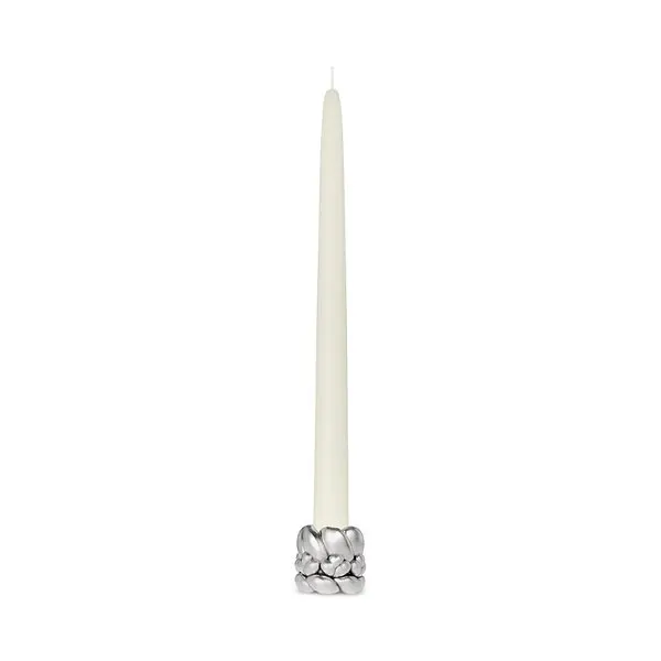 Christofle Babylone Silverplated Candlestick - Silver