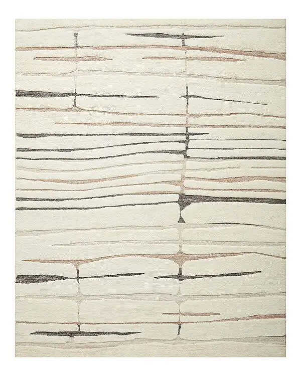 LOLOI Bennett Ben-03 Area Rug, 8'6 X 11'6 - Ivory/bark