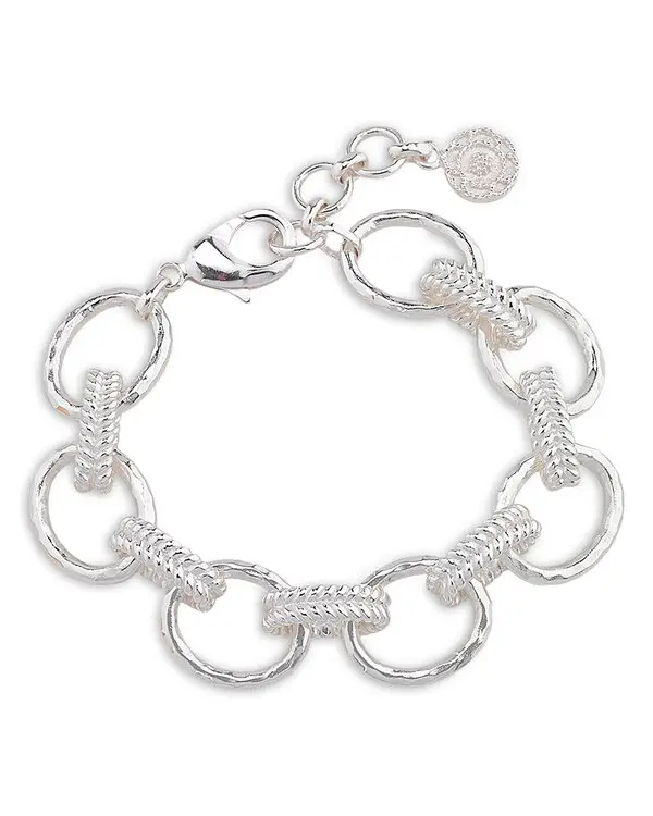 CAPUCINE DE WULF Cleopatra Link Bracelet - Silver