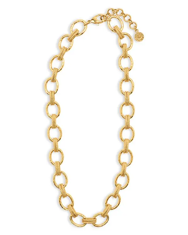 CAPUCINE DE WULF Cleopatra Regal Link Necklace - Gold