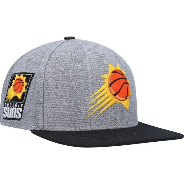 PRO STANDARD Black Phoenix Suns Classic Logo Two-tone Snapback Hat