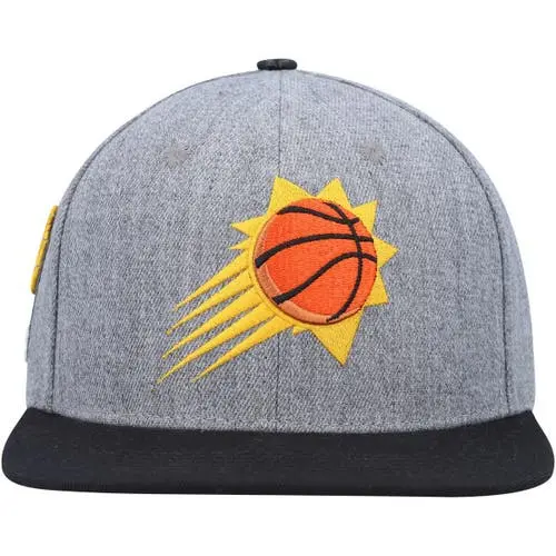 PRO STANDARD Black Phoenix Suns Classic Logo Two-tone Snapback Hat