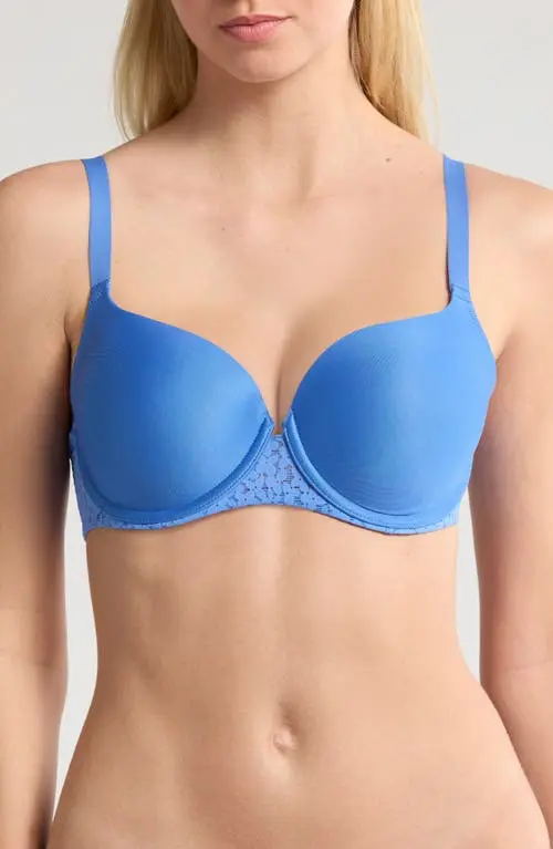 Chantelle Norah Sweetheart Underwire T-shirt Bra - Antoniette Blue
