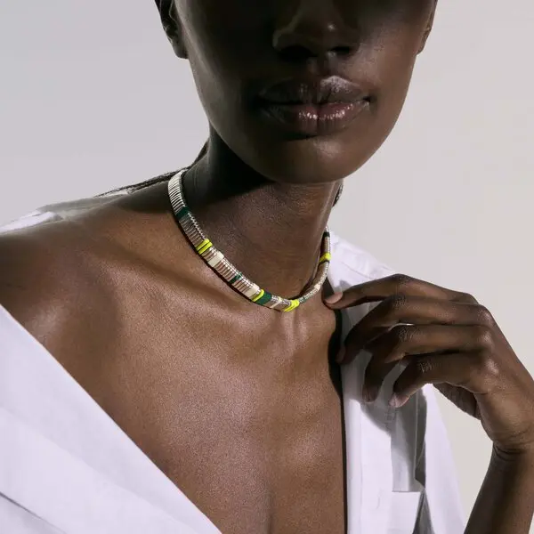 John Hardy Colorblock Choker Necklace