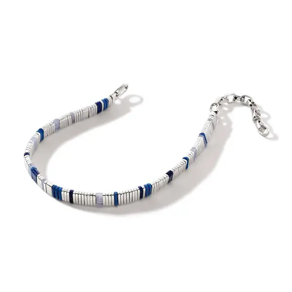 John Hardy Sterling Colorblock Choker Necklace
