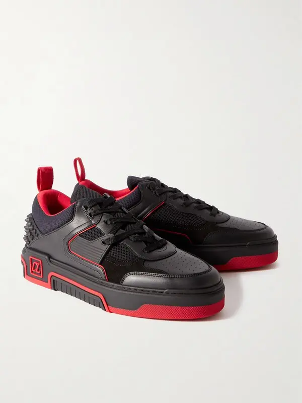 Christian Louboutin Astroflash Low-Top Sneakers - Black  display picture 1