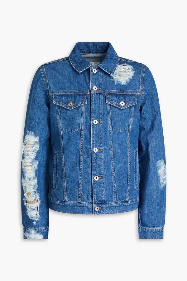 JW Anderson Distressed Denim Trucker Jacket