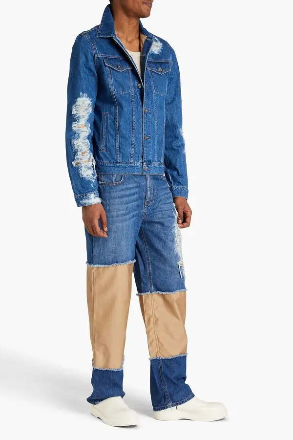 JW Anderson Distressed Denim Trucker Jacket
