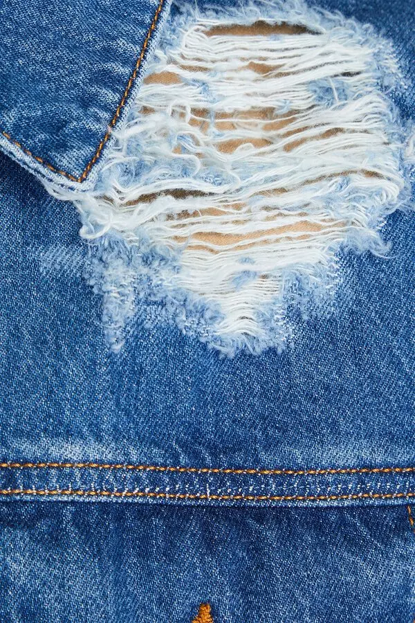 JW Anderson Distressed Denim Trucker Jacket