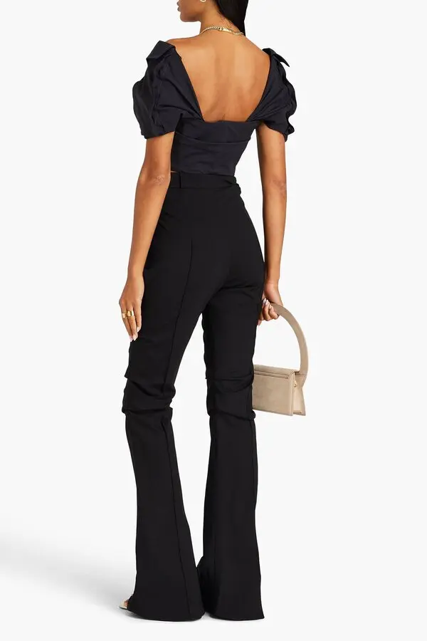 Jacquemus Merria Stretch-wool Flared Pants