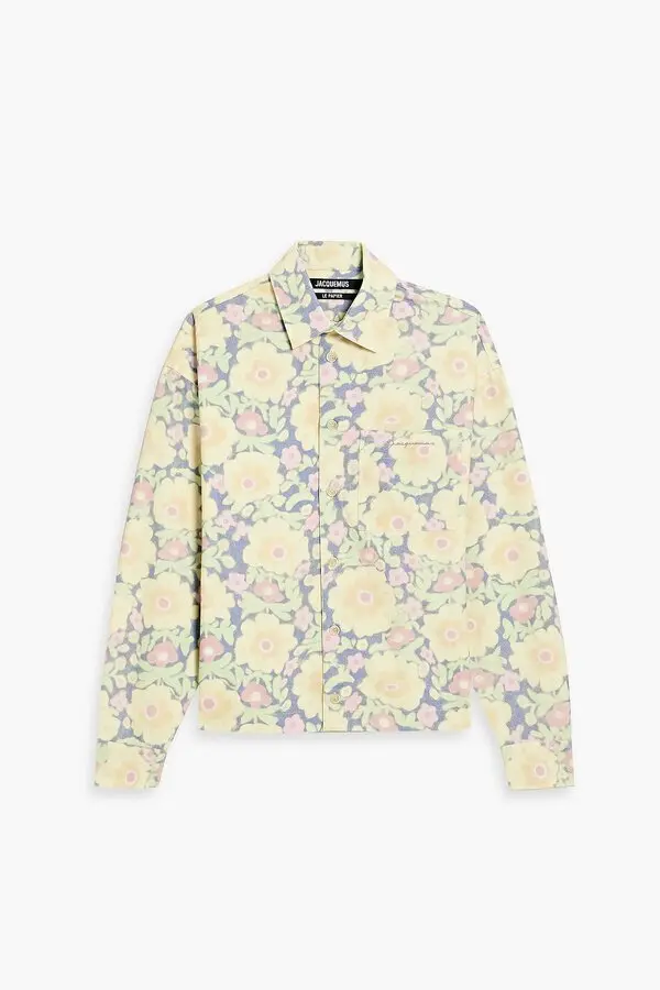 Jacquemus Floralprint Cotton Shirt