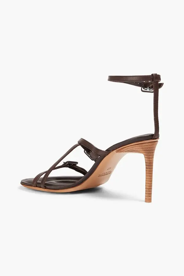 Jacquemus Camargue Buckled Leather Sandals
