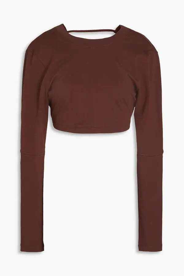Jacquemus Piccola Cropped Top - Brown