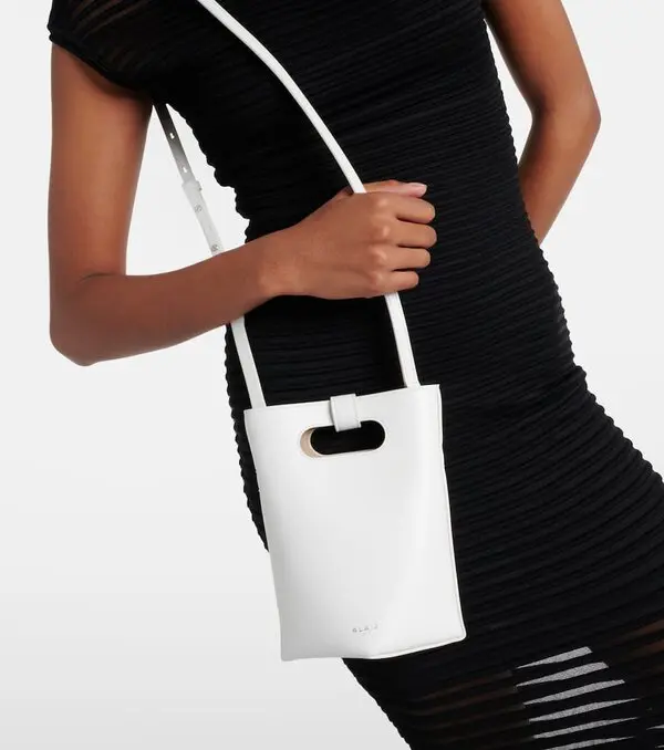 Alaïa Folded Small Leather Tote Bag
