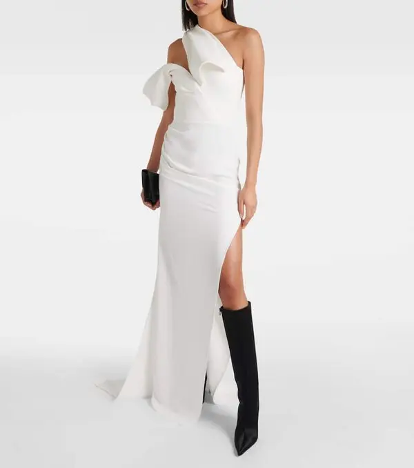 Maticevski Darkness One-shoulder Gown