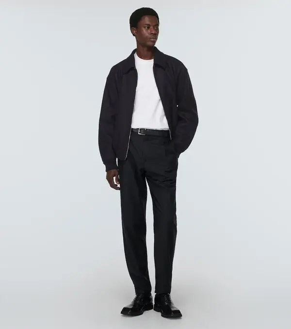 Dolce & Gabbana Wool-blend Bomber Jacket