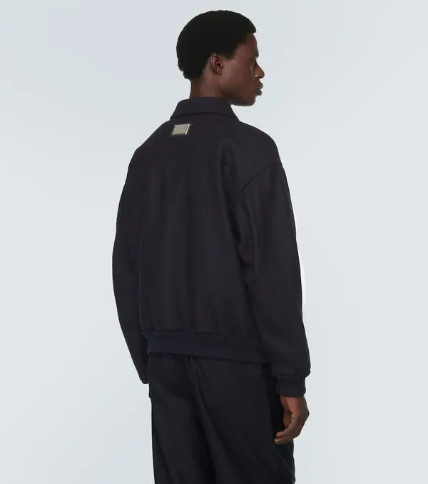Dolce & Gabbana Wool-blend Bomber Jacket