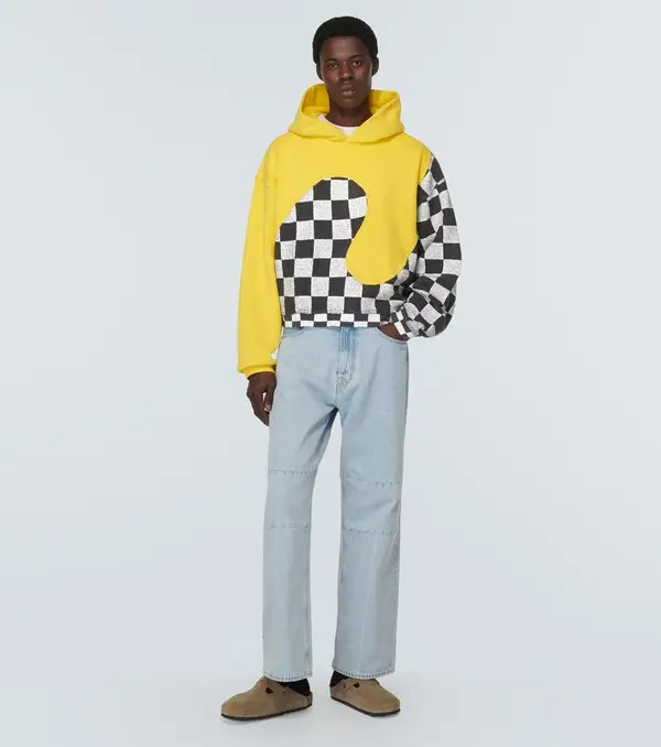 ERL Cotton Jersey Hoodie - Multicoloured