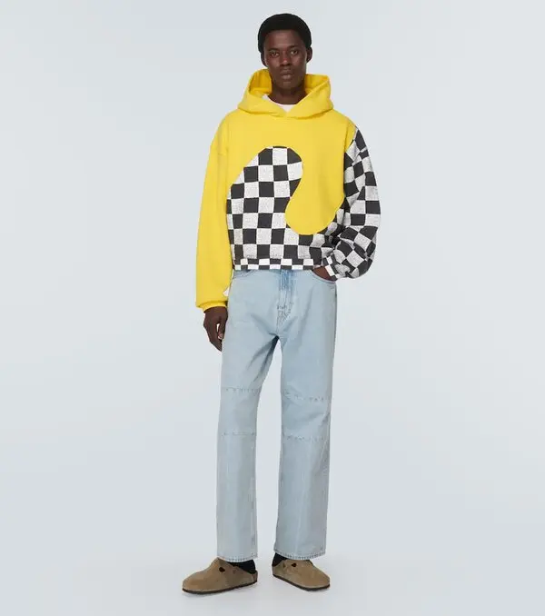 ERL Cotton Jersey Hoodie - Multicoloured