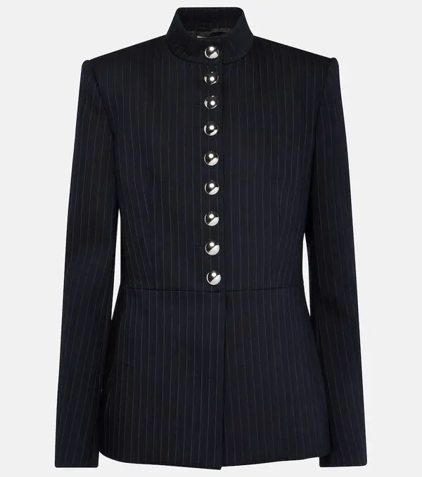 Khaite Samuel Wool-blend Jacket - Blue