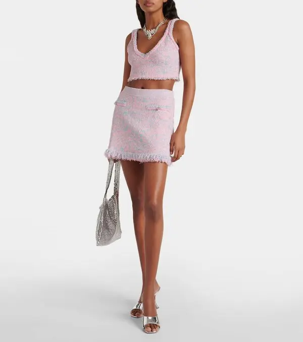 Rabanne Tweed Mini Skirt