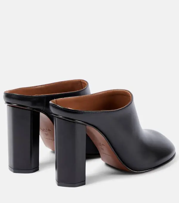 Alaïa Babylone Leather Mules