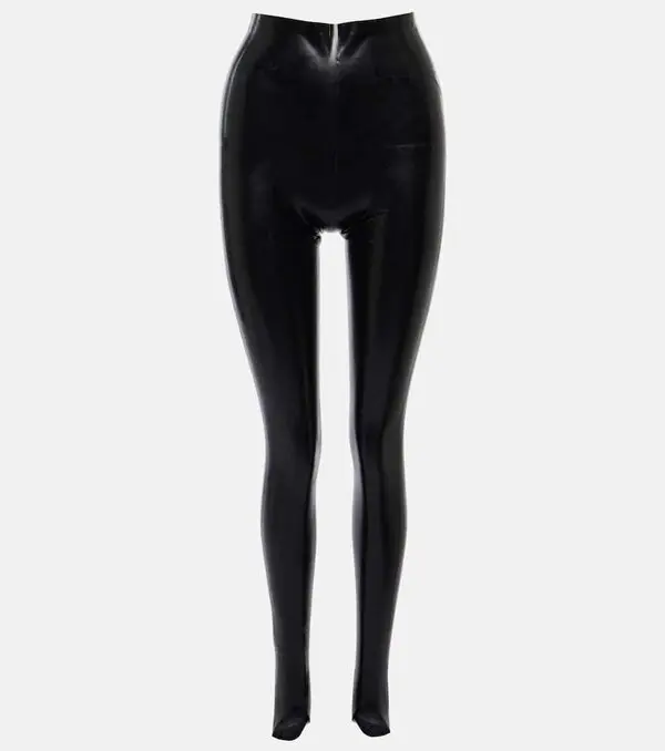 Alaïa Latex Leggings