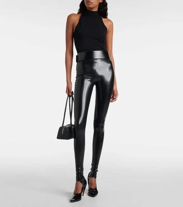 Alaïa Latex Leggings